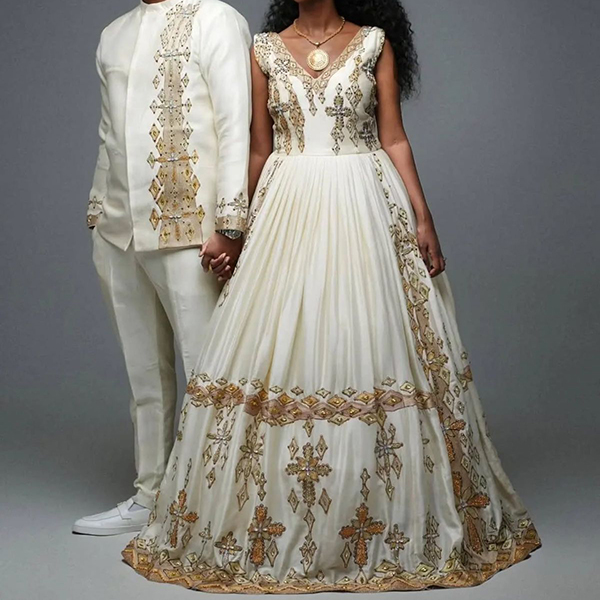 Modern Wedding Habesha Cloth | Aman Design