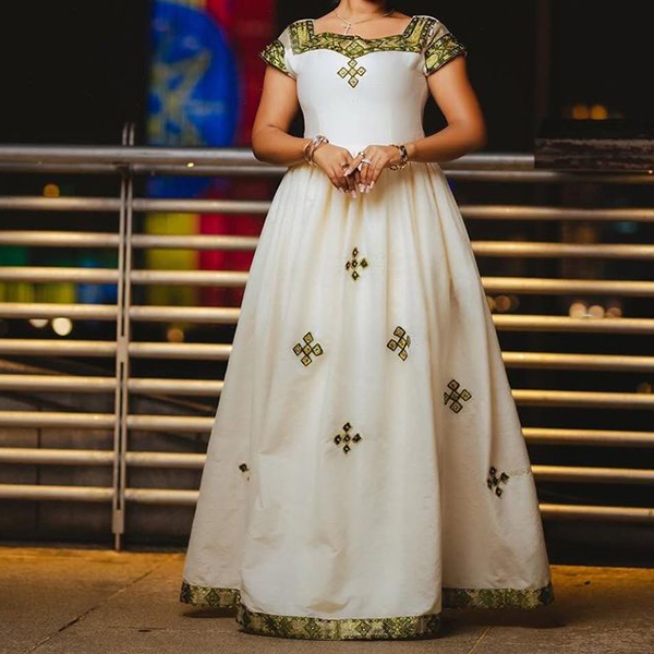 Simple Habesha Kemis | Aman Design