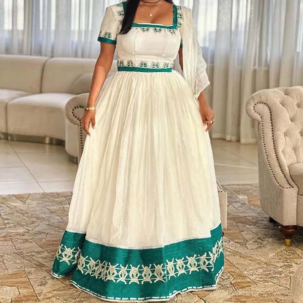 Unique Habesha Cultural Kemis | Aman Design