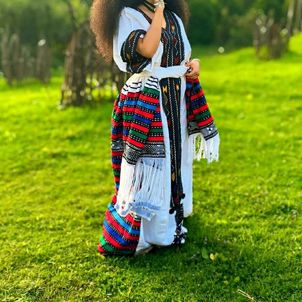 Tigray Cultural Habesha Kemis | Aman Design